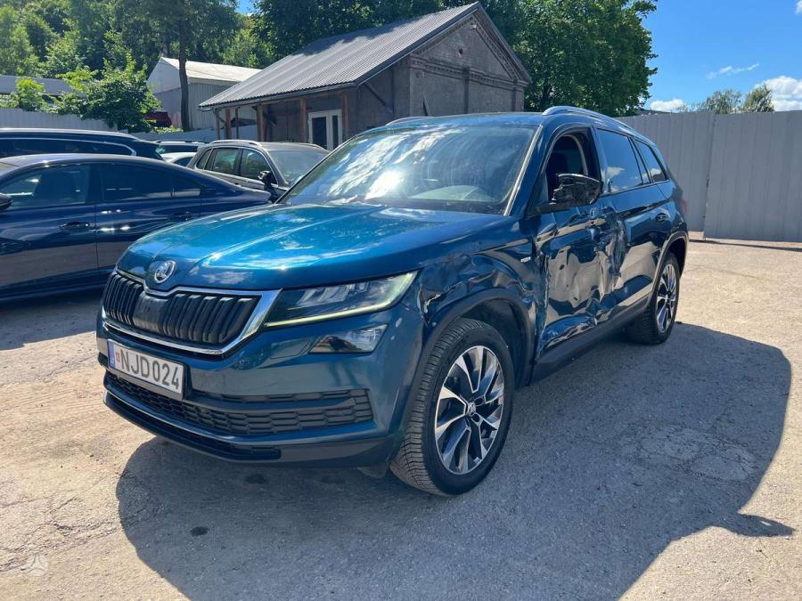 Синий Шкода Kodiaq 2020 в Каунас, объемом двигателя 1.97 л и пробегом 360 тыс. км за 8900 €, фото 3 на AUTOMOTO.COM.LV