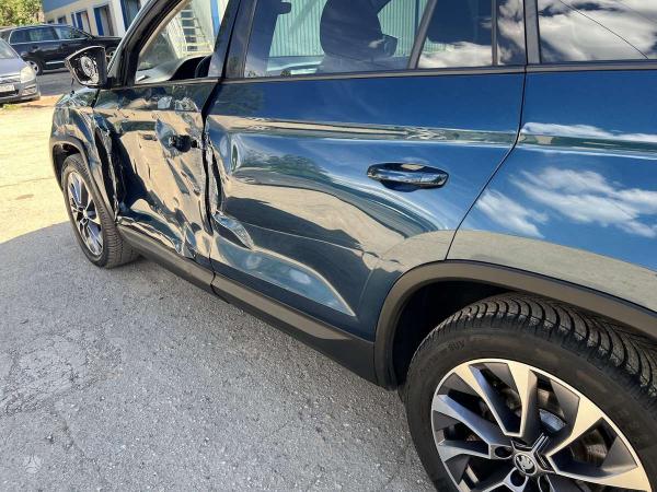 Blue Skoda Kodiaq 2020 in Kaunas, with an engine capacity of 1.97 L and mileage of 360 thousand km for 8900 €, photo 7 on AUTOMOTO.COM.LV
