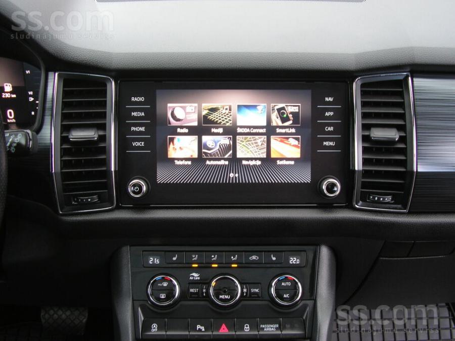 Синий Шкода Kodiaq 2020 в Рига, объемом двигателя 1.50 л и пробегом 0 тыс. км за 19750 €, фото 16 на AUTOMOTO.COM.LV