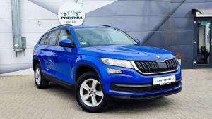 Blue Skoda Kodiaq 2020 in Kaunas, with an engine capacity of 1.50 L and mileage of 92 thousand km for 17950 €, photo  on AUTOMOTO.COM.LV