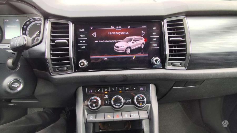 Синий Шкода Kodiaq 2020 в Каунас, объемом двигателя 1.50 л и пробегом 92 тыс. км за 17950 €, фото 15 на AUTOMOTO.COM.LV