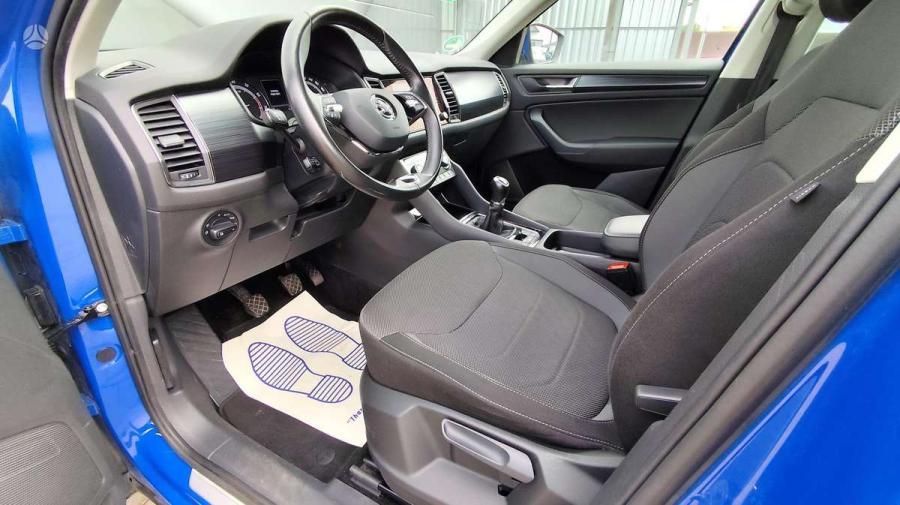 Синий Шкода Kodiaq 2020 в Каунас, объемом двигателя 1.50 л и пробегом 92 тыс. км за 17950 €, фото 17 на AUTOMOTO.COM.LV