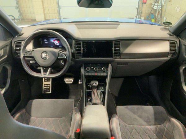 Blue Skoda Kodiaq 2020 in Vilnius, with an engine capacity of 1.97 L and mileage of 198 thousand km for 24000 €, photo 9 on AUTOMOTO.COM.LV