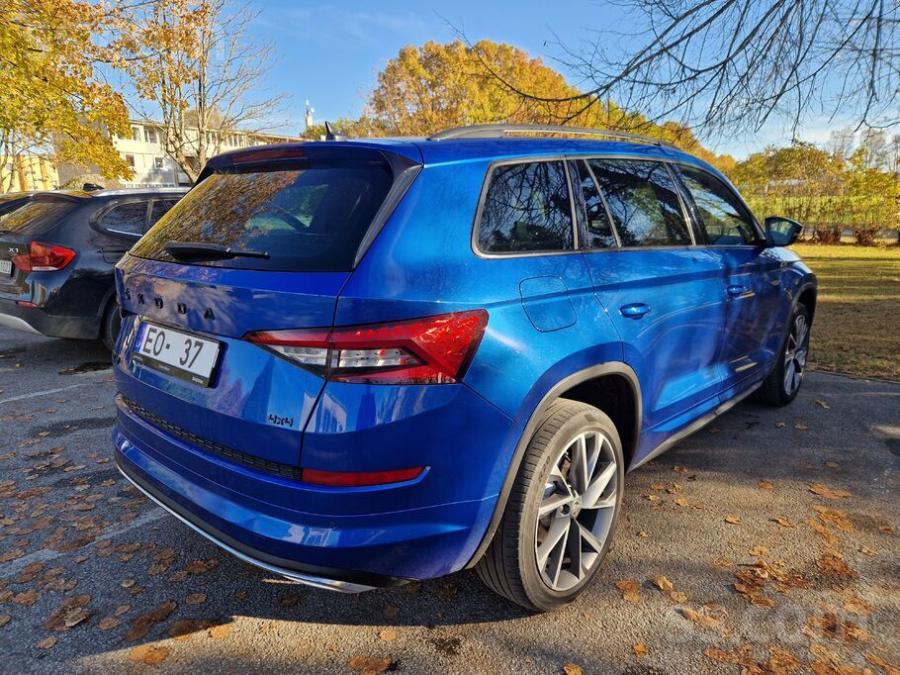 Zils Skoda Kodiaq 2020 Rīga, ar dzinēja tilpumu 2.00 L un nobraukumu 260 tūkst. km par 19700 €, foto 4 vietnē AUTOMOTO.COM.LV