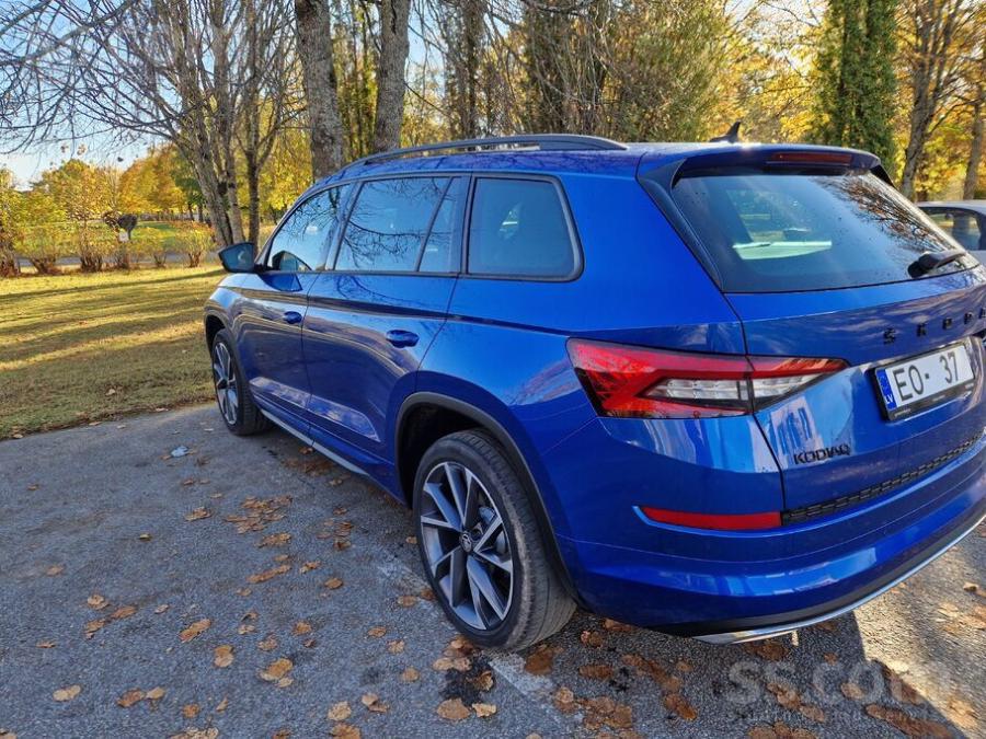 Zils Skoda Kodiaq 2020 Rīga, ar dzinēja tilpumu 2.00 L un nobraukumu 260 tūkst. km par 19700 €, foto 5 vietnē AUTOMOTO.COM.LV