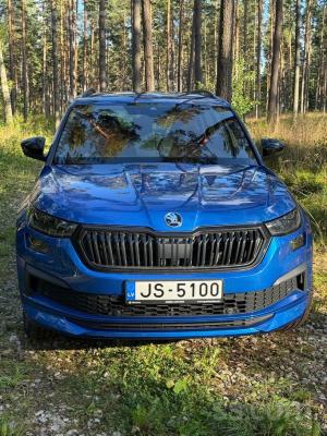 Синий Шкода Kodiaq 2021 в Рига, объемом двигателя 1.50 л и пробегом 62 тыс. км за 26800 €, фото 1 на AUTOMOTO.COM.LV