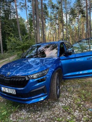 Синий Шкода Kodiaq 2021 в Рига, объемом двигателя 1.50 л и пробегом 62 тыс. км за 26800 €, фото 2 на AUTOMOTO.COM.LV