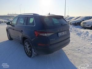 Blue Skoda Kodiaq 2021 in Avizieniai, with an engine capacity of 1.50 L and mileage of 125 thousand km for 22900 €, photo 3 on AUTOMOTO.COM.LV