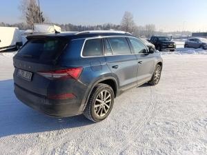 Blue Skoda Kodiaq 2021 in Avizieniai, with an engine capacity of 1.50 L and mileage of 125 thousand km for 22900 €, photo 5 on AUTOMOTO.COM.LV