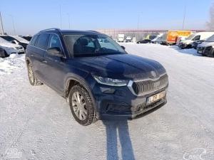Blue Skoda Kodiaq 2021 in Avizieniai, with an engine capacity of 1.50 L and mileage of 125 thousand km for 22900 €, photo 7 on AUTOMOTO.COM.LV