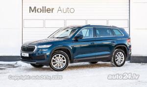 Синий Шкода Kodiaq 2021 в Рига, объемом двигателя 2.00 л и пробегом 142 тыс. км за 31718 €, фото  на AUTOMOTO.COM.LV