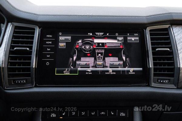 Blue Skoda Kodiaq 2021 in Riga, with an engine capacity of 2.00 L and mileage of 142 thousand km for 31718 €, photo 11 on AUTOMOTO.COM.LV