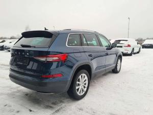 Blue Skoda Kodiaq 2021 in Siauliai, with an engine capacity of 1.97 L and mileage of 178 thousand km for 26608 €, photo 8 on AUTOMOTO.COM.LV
