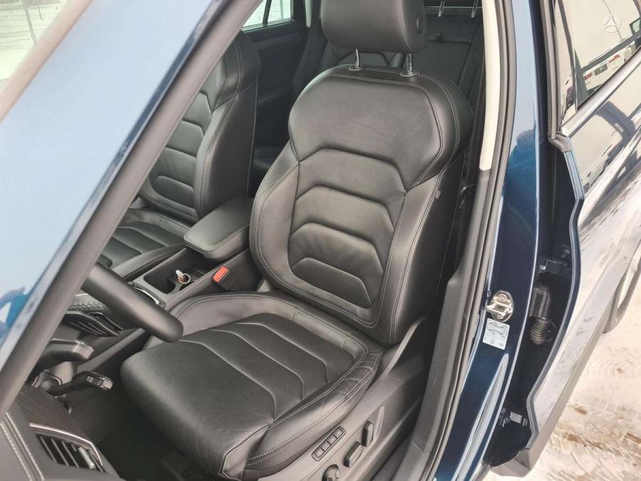 Blue Skoda Kodiaq 2021 in Siauliai, with an engine capacity of 1.97 L and mileage of 178 thousand km for 26608 €, photo 18 on AUTOMOTO.COM.LV