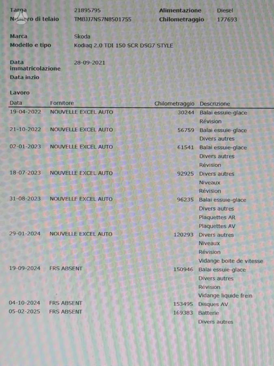 Blue Skoda Kodiaq 2021 in Siauliai, with an engine capacity of 1.97 L and mileage of 178 thousand km for 26608 €, photo 40 on AUTOMOTO.COM.LV
