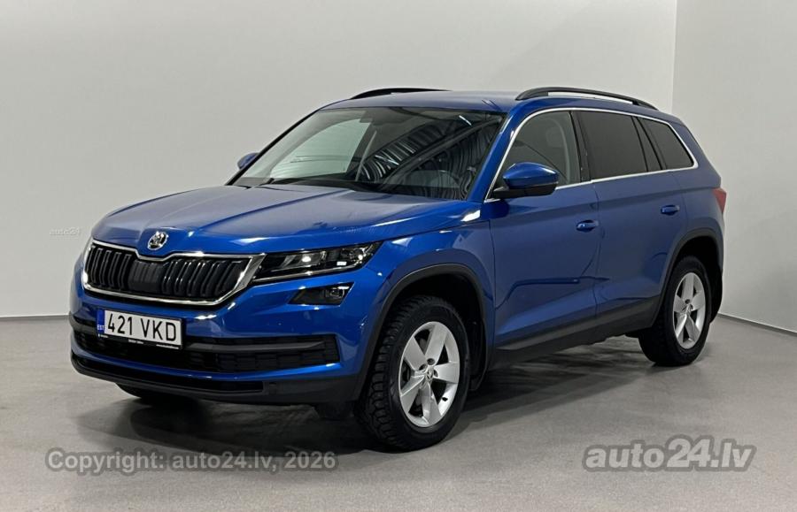 Blue Skoda Kodiaq 2021 in Tallinn, with an engine capacity of 2.00 L and mileage of 149 thousand km for 23900 €, photo 1 on AUTOMOTO.COM.LV