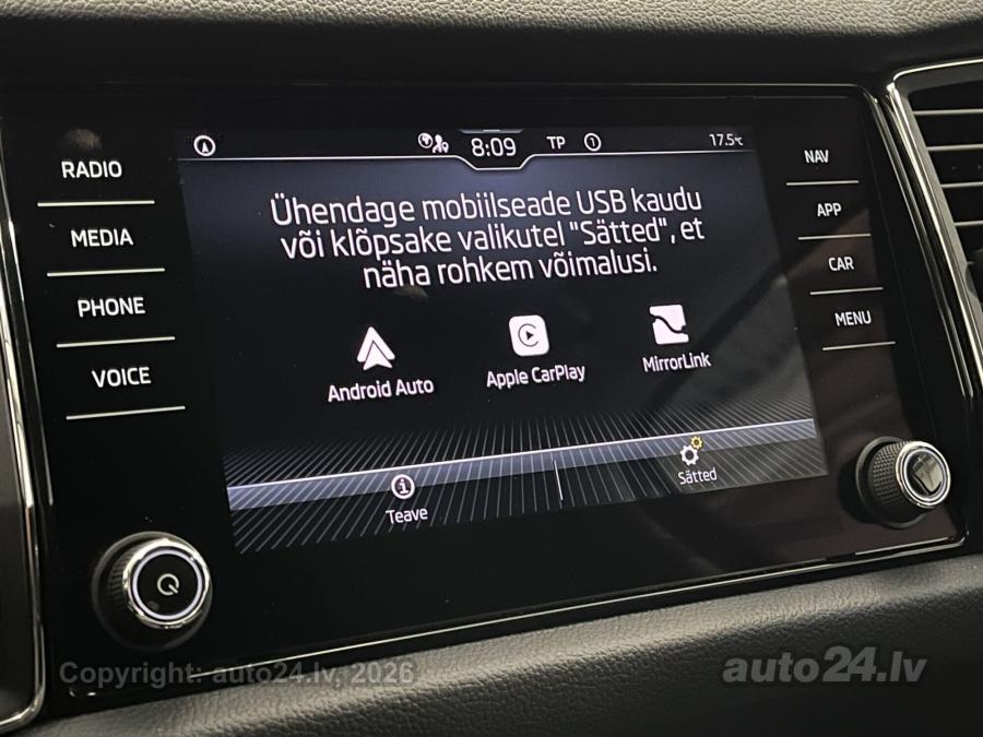 Blue Skoda Kodiaq 2021 in Tallinn, with an engine capacity of 2.00 L and mileage of 149 thousand km for 23900 €, photo 9 on AUTOMOTO.COM.LV
