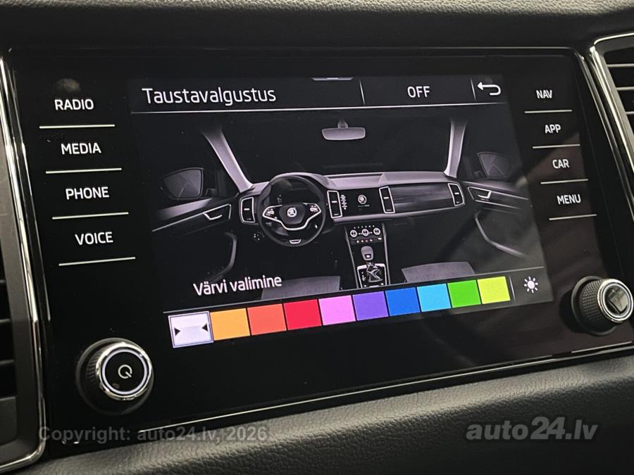 Blue Skoda Kodiaq 2021 in Tallinn, with an engine capacity of 2.00 L and mileage of 149 thousand km for 23900 €, photo 10 on AUTOMOTO.COM.LV