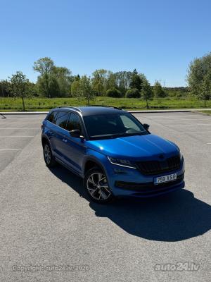 Синий Шкода Kodiaq 2021 в Таллин, объемом двигателя 2.00 л и пробегом 84 тыс. км за 27000 €, фото  на AUTOMOTO.COM.LV