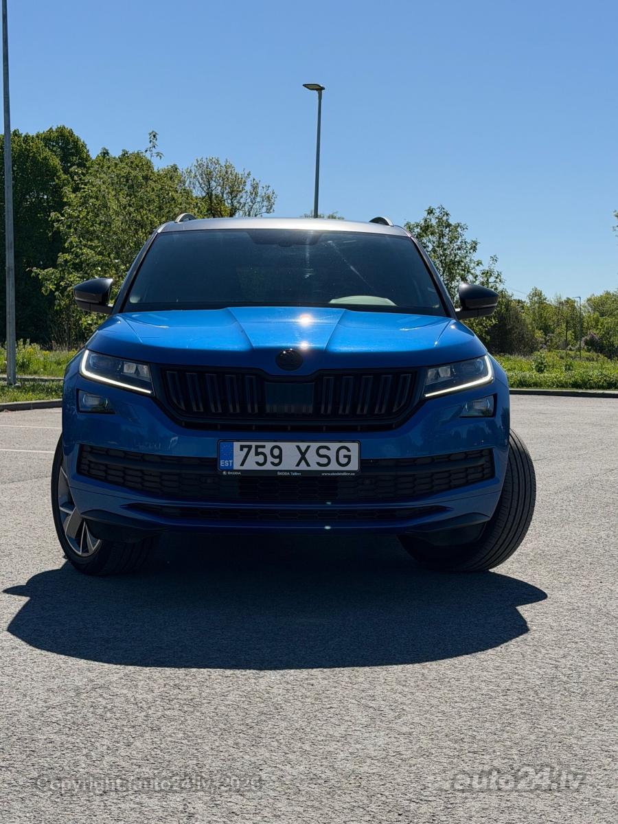 Zils Skoda Kodiaq 2021 Tallina, ar dzinēja tilpumu 2.00 L un nobraukumu 84 tūkst. km par 27000 €, foto 6 vietnē AUTOMOTO.COM.LV