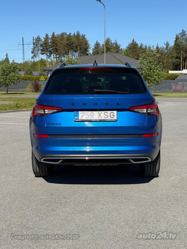 Blue Skoda Kodiaq 2021 in Tallinn, with an engine capacity of 2.00 L and mileage of 84 thousand km for 27000 €, photo 8 on AUTOMOTO.COM.LV