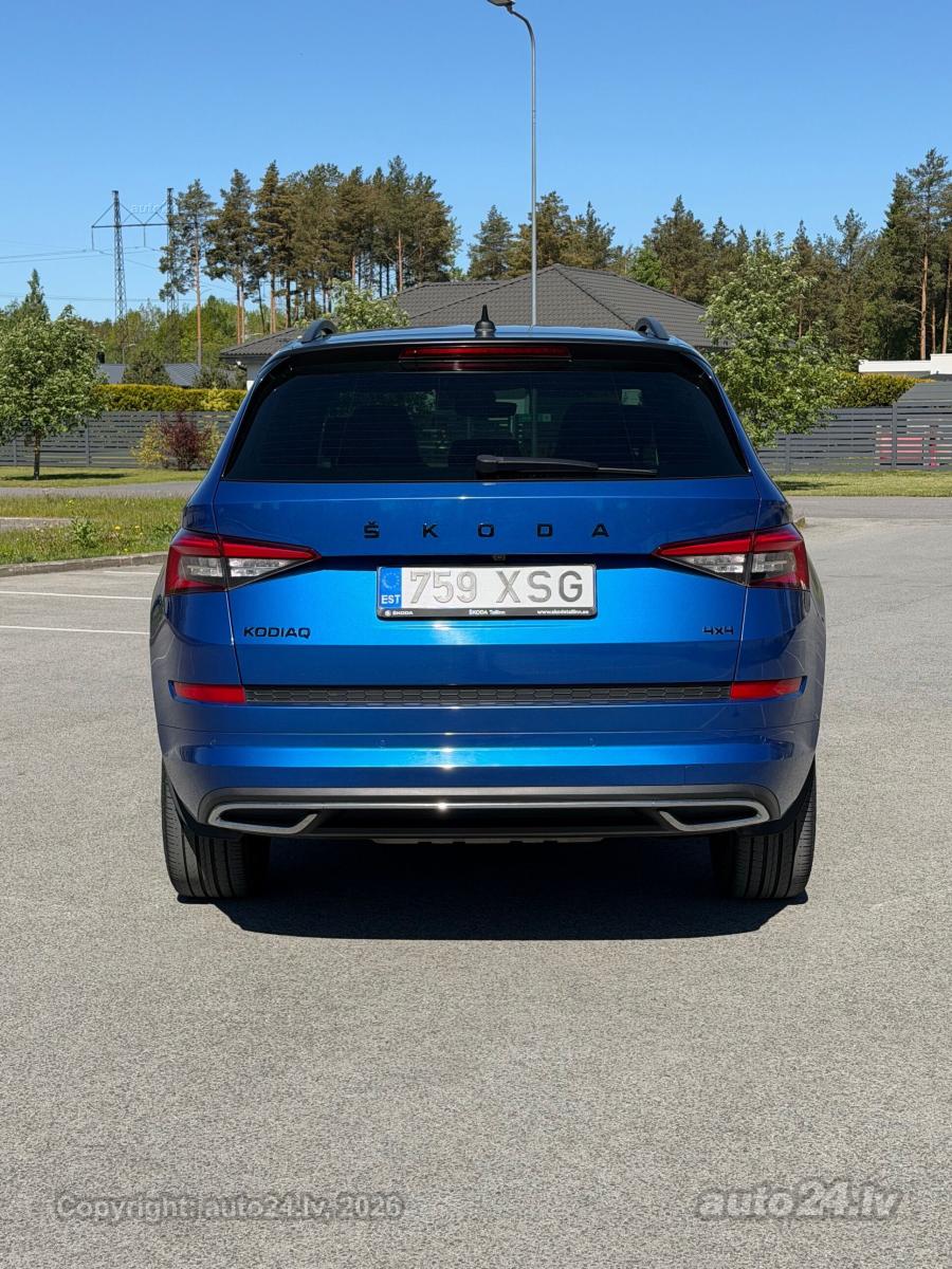Zils Skoda Kodiaq 2021 Tallina, ar dzinēja tilpumu 2.00 L un nobraukumu 84 tūkst. km par 27000 €, foto 9 vietnē AUTOMOTO.COM.LV