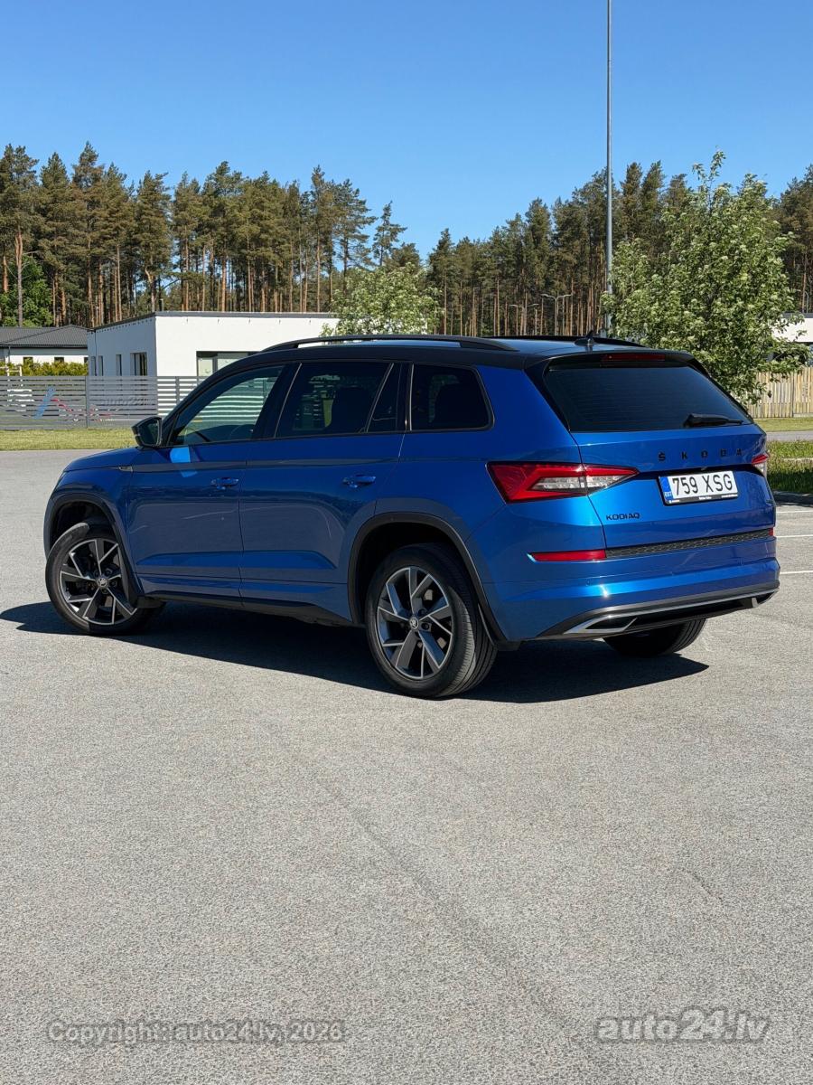 Zils Skoda Kodiaq 2021 Tallina, ar dzinēja tilpumu 2.00 L un nobraukumu 84 tūkst. km par 27000 €, foto 10 vietnē AUTOMOTO.COM.LV