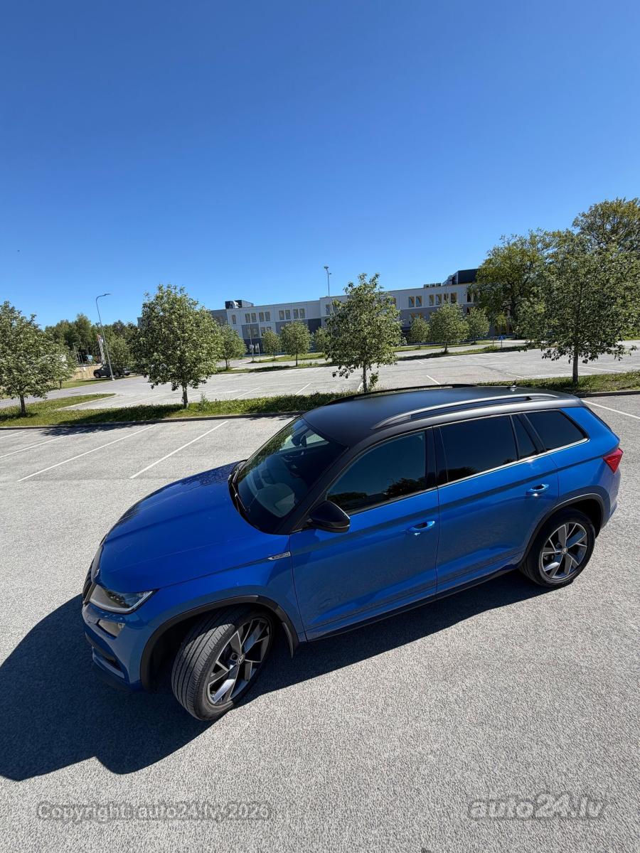 Zils Skoda Kodiaq 2021 Tallina, ar dzinēja tilpumu 2.00 L un nobraukumu 84 tūkst. km par 27000 €, foto 13 vietnē AUTOMOTO.COM.LV