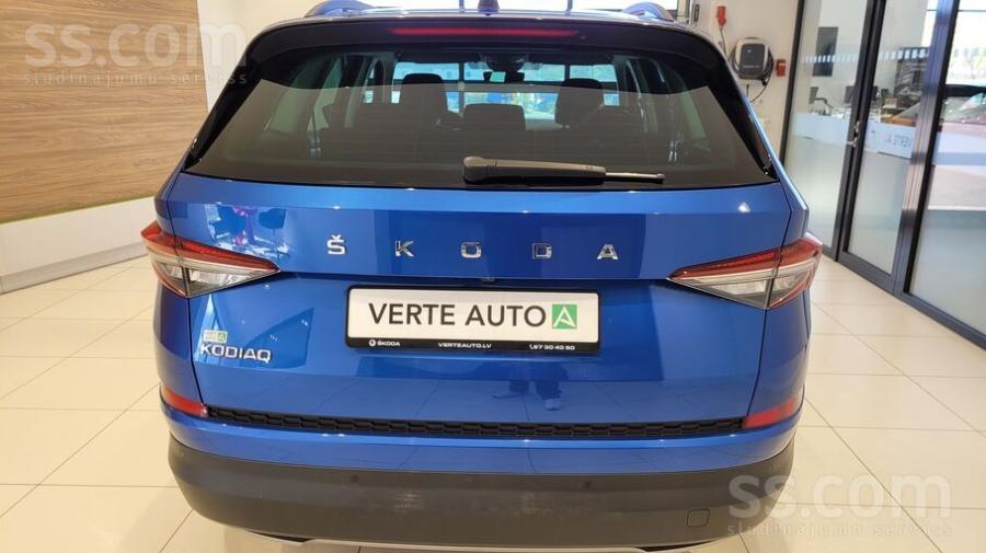 Синий Шкода Kodiaq 2021 в Рига, объемом двигателя 1.50 л и пробегом 50 тыс. км за 25690 €, фото 6 на AUTOMOTO.COM.LV
