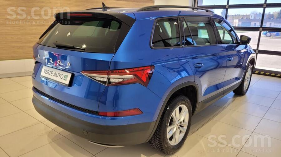 Синий Шкода Kodiaq 2021 в Рига, объемом двигателя 1.50 л и пробегом 50 тыс. км за 25690 €, фото 7 на AUTOMOTO.COM.LV