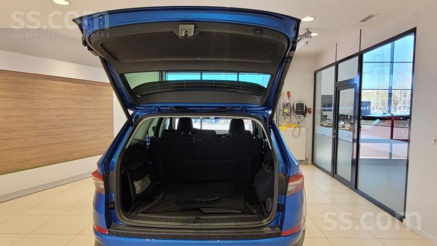 Синий Шкода Kodiaq 2021 в Рига, объемом двигателя 1.50 л и пробегом 50 тыс. км за 25690 €, фото 8 на AUTOMOTO.COM.LV