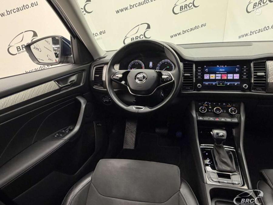 Синий Шкода Kodiaq 2021 в Вильнюс, объемом двигателя 1.50 л и пробегом 125 тыс. км за 18900 €, фото 15 на AUTOMOTO.COM.LV