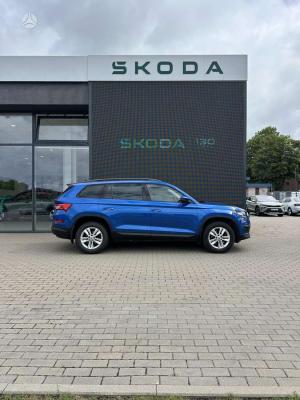 Blue Skoda Kodiaq 2021 in Klaipeda, with an engine capacity of 1.50 L and mileage of 110 thousand km for 24990 €, photo  on AUTOMOTO.COM.LV