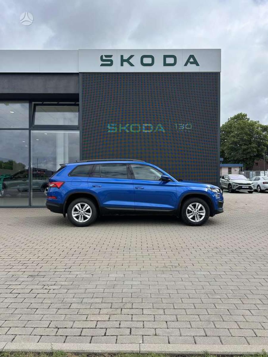Синий Шкода Kodiaq 2021 в Клайпеда, объемом двигателя 1.50 л и пробегом 110 тыс. км за 24990 €, фото 1 на AUTOMOTO.COM.LV