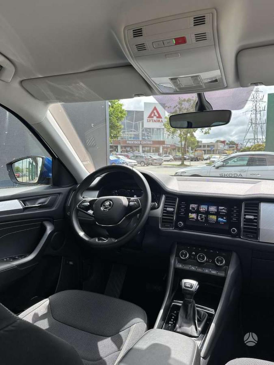 Синий Шкода Kodiaq 2021 в Клайпеда, объемом двигателя 1.50 л и пробегом 110 тыс. км за 24990 €, фото 7 на AUTOMOTO.COM.LV
