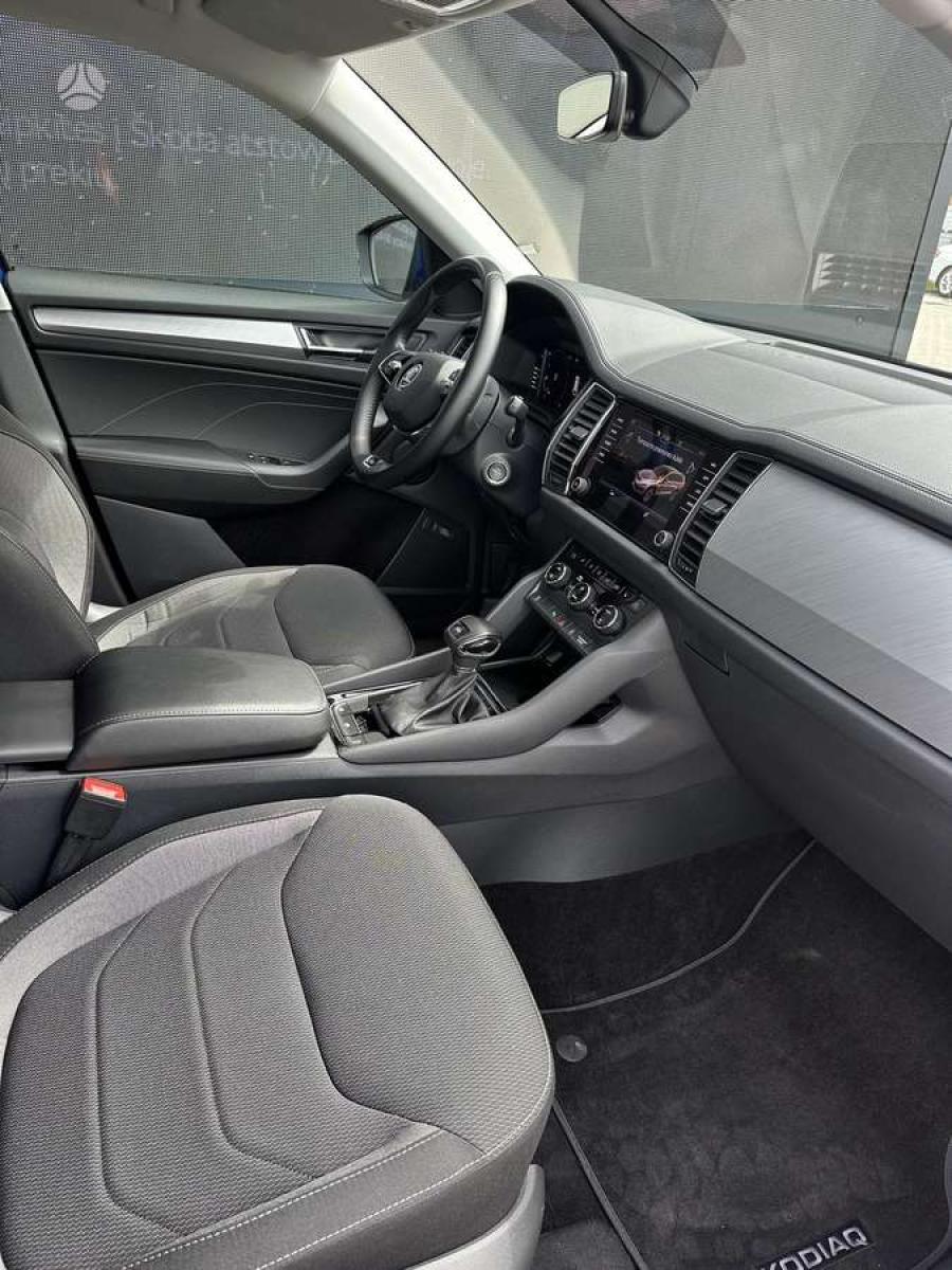 Синий Шкода Kodiaq 2021 в Клайпеда, объемом двигателя 1.50 л и пробегом 110 тыс. км за 24990 €, фото 8 на AUTOMOTO.COM.LV