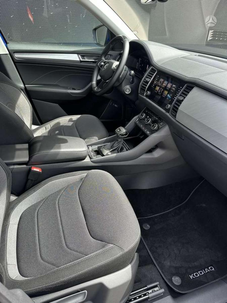 Синий Шкода Kodiaq 2021 в Клайпеда, объемом двигателя 1.50 л и пробегом 110 тыс. км за 24990 €, фото 11 на AUTOMOTO.COM.LV