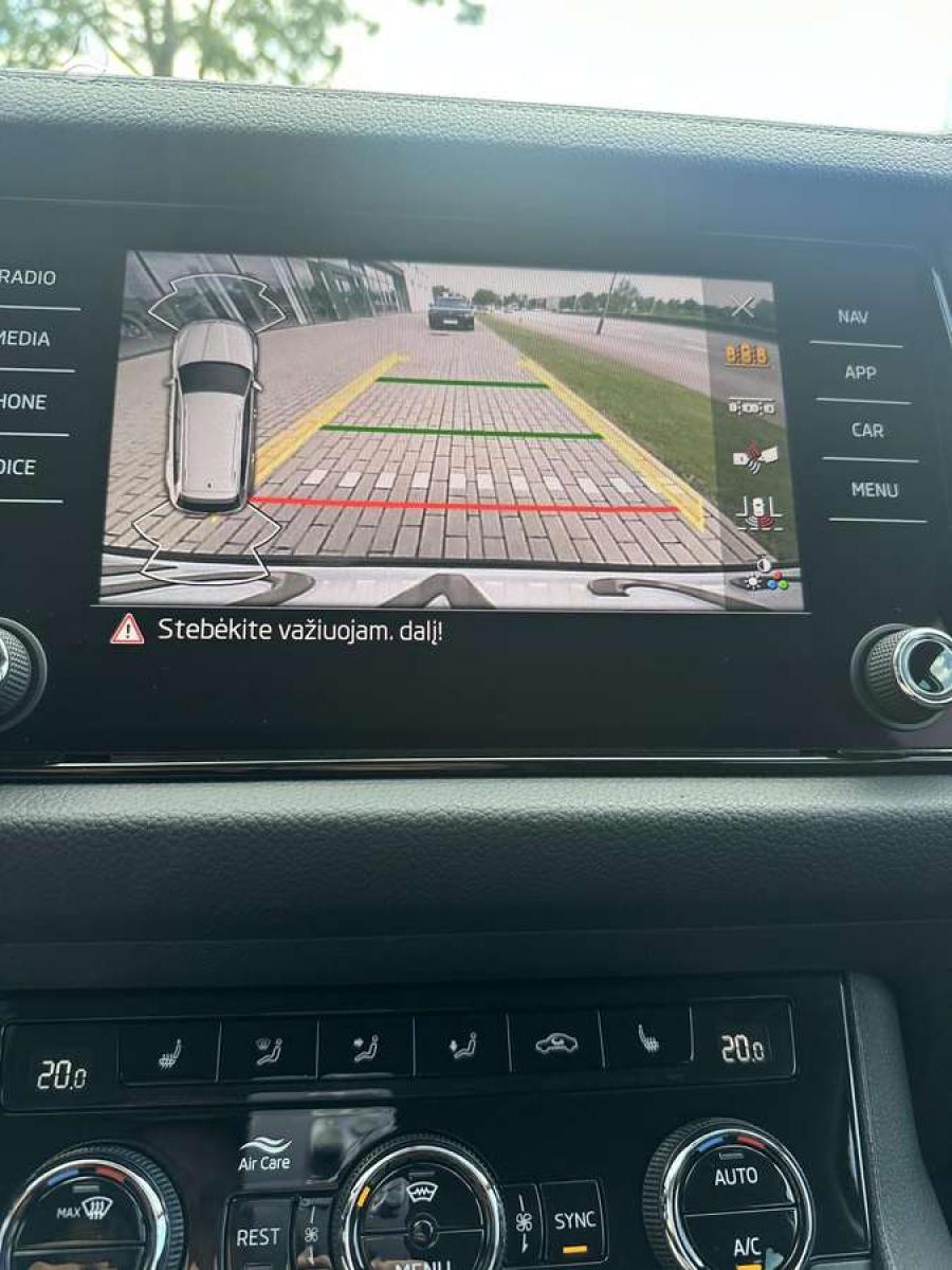 Синий Шкода Kodiaq 2021 в Клайпеда, объемом двигателя 1.50 л и пробегом 110 тыс. км за 24990 €, фото 19 на AUTOMOTO.COM.LV