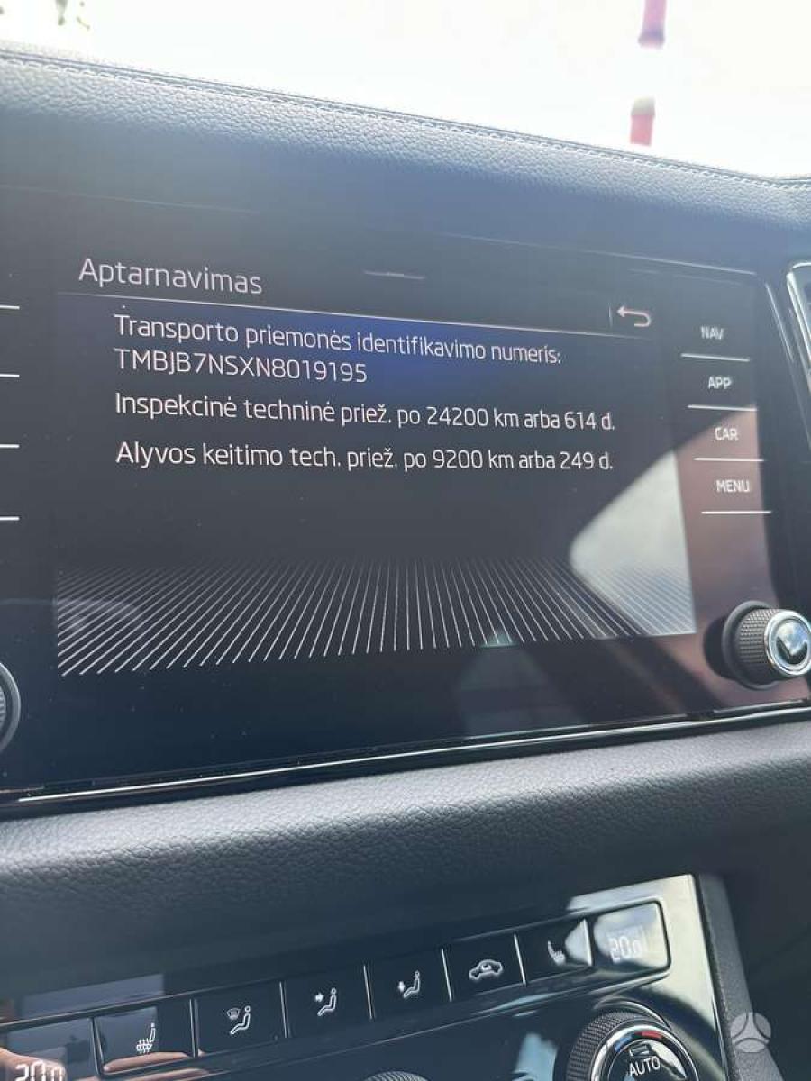 Синий Шкода Kodiaq 2021 в Клайпеда, объемом двигателя 1.50 л и пробегом 110 тыс. км за 24990 €, фото 20 на AUTOMOTO.COM.LV