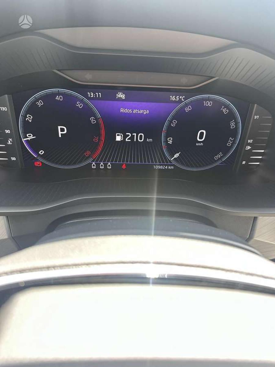Синий Шкода Kodiaq 2021 в Клайпеда, объемом двигателя 1.50 л и пробегом 110 тыс. км за 24990 €, фото 23 на AUTOMOTO.COM.LV