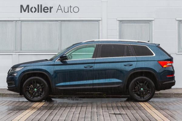 Blue Skoda Kodiaq 2021 in Ventspils, with an engine capacity of 2.00 L and mileage of 120 thousand km for 22000 €, photo 2 on AUTOMOTO.COM.LV