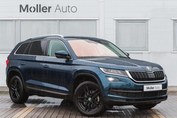 Blue Skoda Kodiaq 2021 in Ventspils, with an engine capacity of 2.00 L and mileage of 120 thousand km for 22000 €, photo 7 on AUTOMOTO.COM.LV