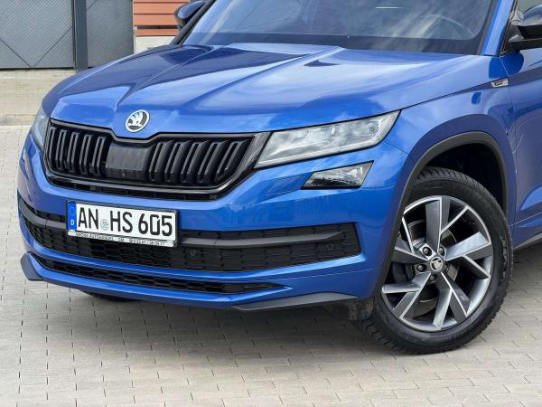 Синий Шкода Kodiaq 2021 в Ионава, объемом двигателя 1.97 л и пробегом 225 тыс. км за 22999 €, фото 3 на AUTOMOTO.COM.LV