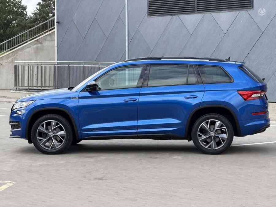 Синий Шкода Kodiaq 2021 в Ионава, объемом двигателя 1.97 л и пробегом 225 тыс. км за 22999 €, фото 5 на AUTOMOTO.COM.LV