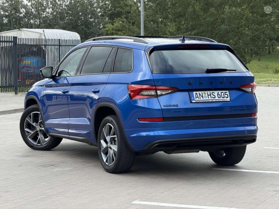 Синий Шкода Kodiaq 2021 в Ионава, объемом двигателя 1.97 л и пробегом 225 тыс. км за 22999 €, фото 6 на AUTOMOTO.COM.LV