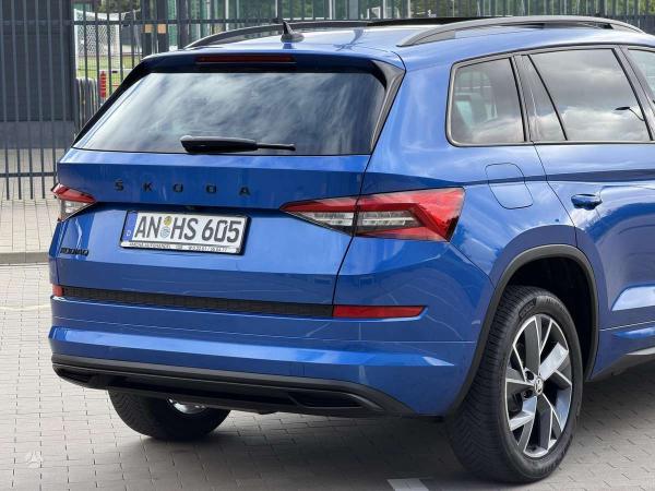 Синий Шкода Kodiaq 2021 в Ионава, объемом двигателя 1.97 л и пробегом 225 тыс. км за 22999 €, фото 8 на AUTOMOTO.COM.LV