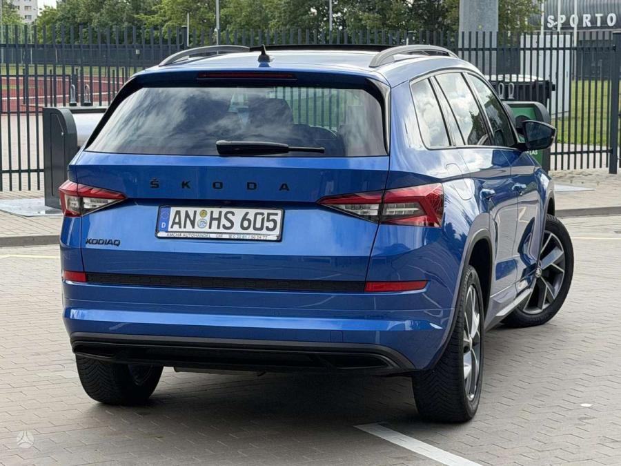 Синий Шкода Kodiaq 2021 в Ионава, объемом двигателя 1.97 л и пробегом 225 тыс. км за 22999 €, фото 10 на AUTOMOTO.COM.LV