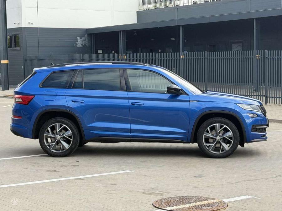 Синий Шкода Kodiaq 2021 в Ионава, объемом двигателя 1.97 л и пробегом 225 тыс. км за 22999 €, фото 12 на AUTOMOTO.COM.LV