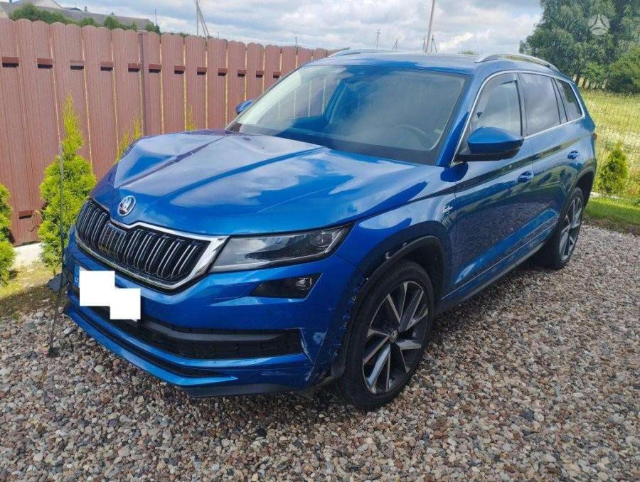 Синий Шкода Kodiaq 2021 в Друскининкай, объемом двигателя 1.97 л и пробегом 204 тыс. км за 13500 €, фото 1 на AUTOMOTO.COM.LV
