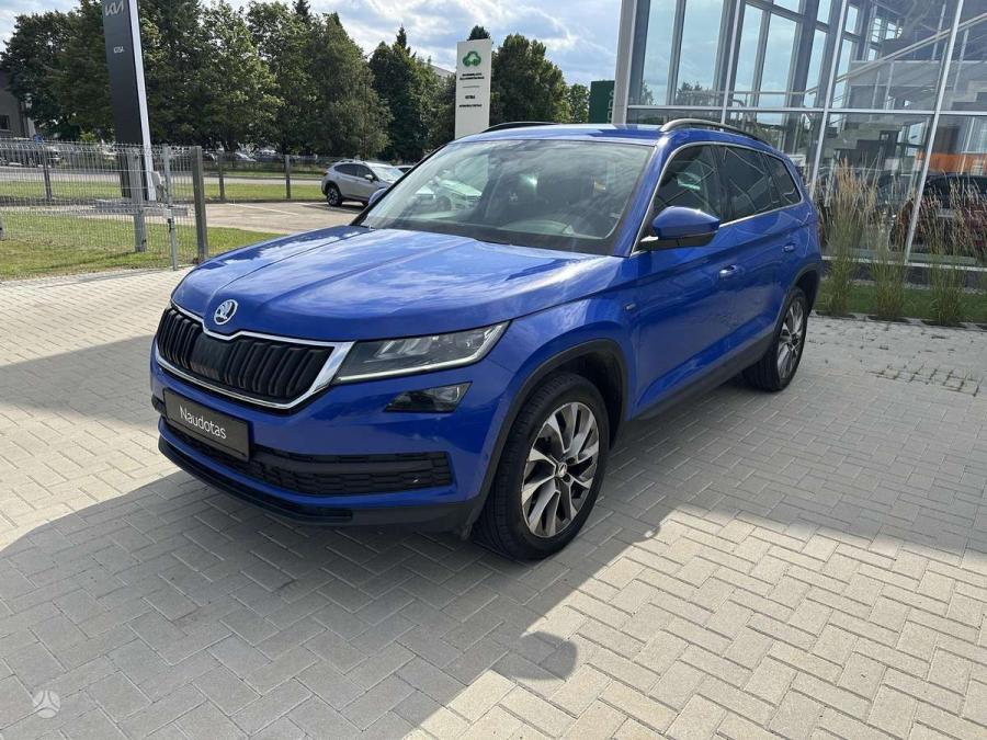 Zils Skoda Kodiaq 2021 Šauļi, ar dzinēja tilpumu 1.97 L un nobraukumu 252 tūkst. km par 16900 €, foto 1 vietnē AUTOMOTO.COM.LV